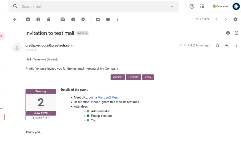Odoo Microsoft Teams Virtual Meetings Integration - Macrofix