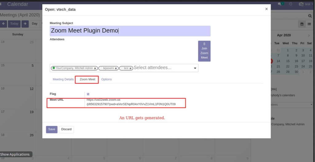 Odoo Zoom Meetings Connector Integration - Macrofix