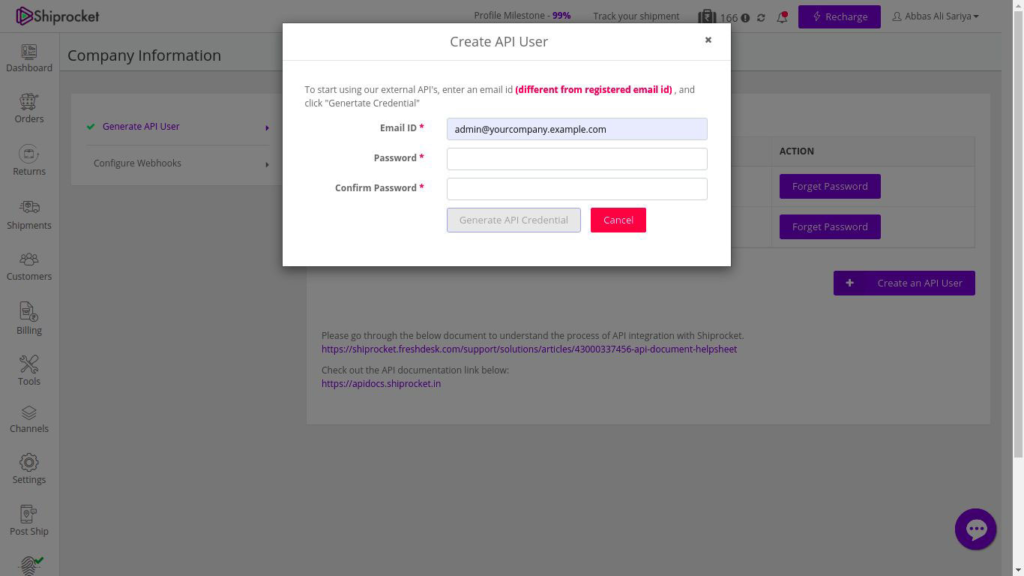 Ship-Rocket Odoo Connector - Macrofix